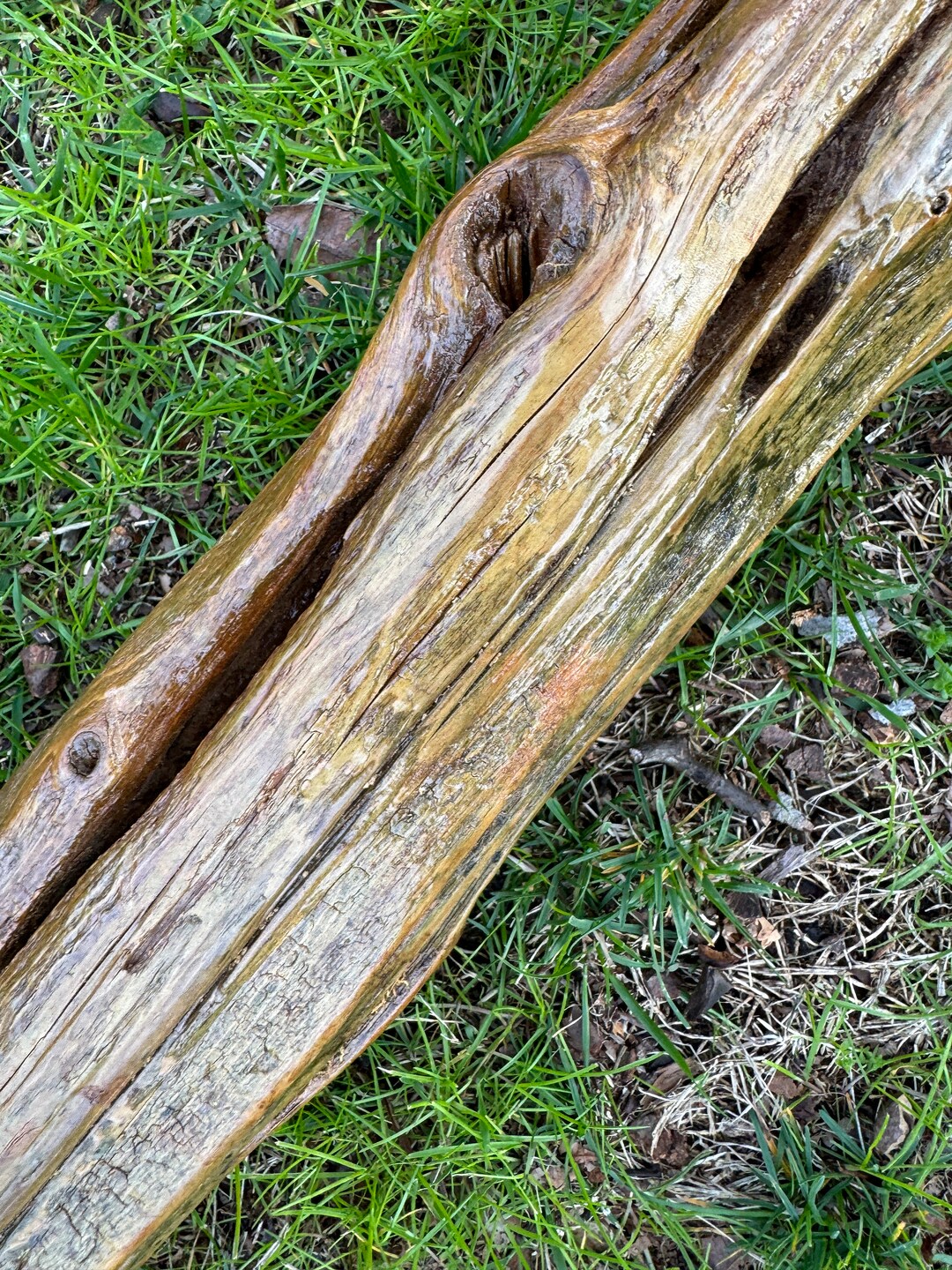 Varnished Cedar Post for Craft Furniture Projects Knotty Rustic Home ...