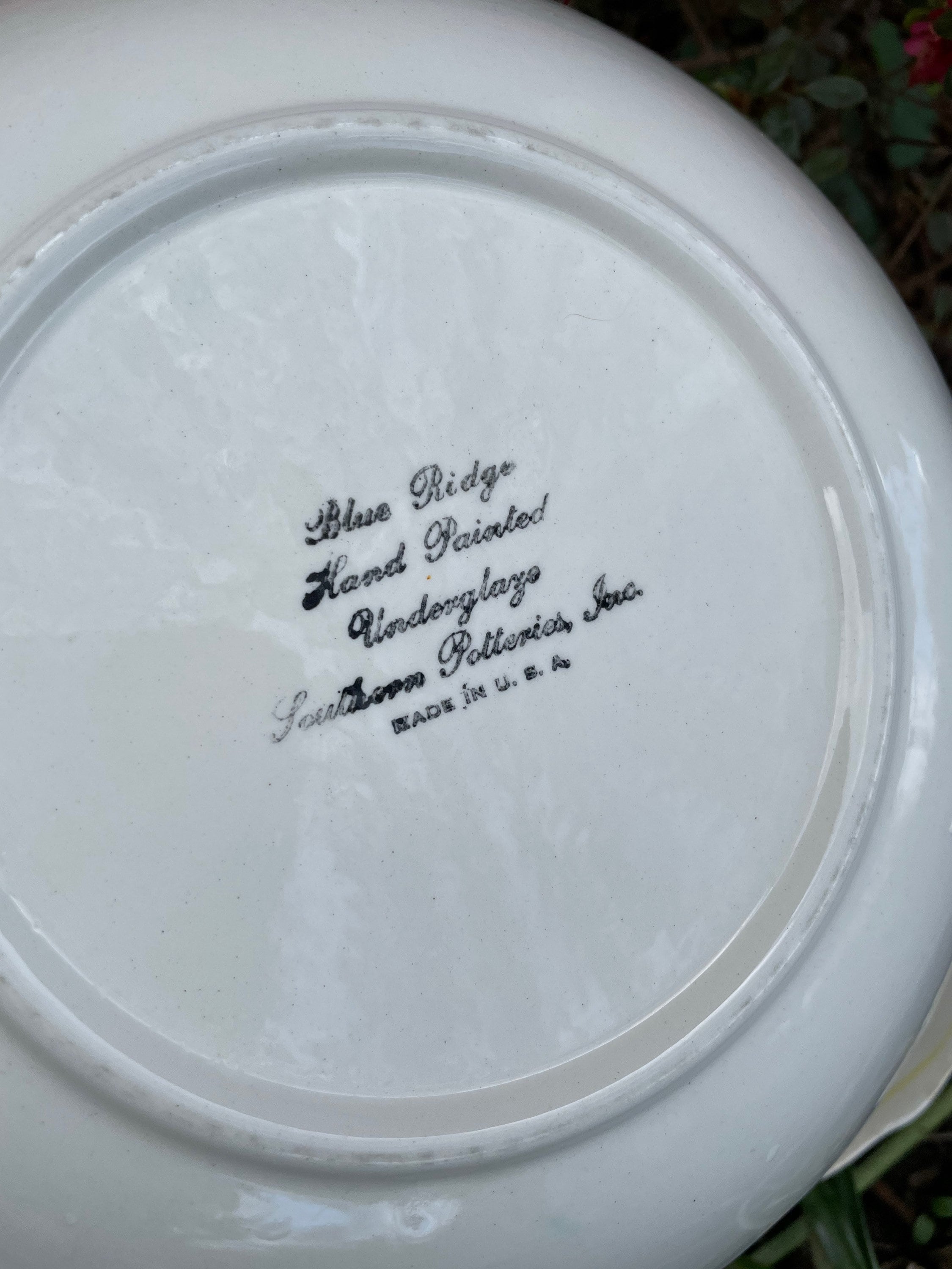 Blue Ridge Southern Pottery Underglaze Hand Painted Bowls - Etsy