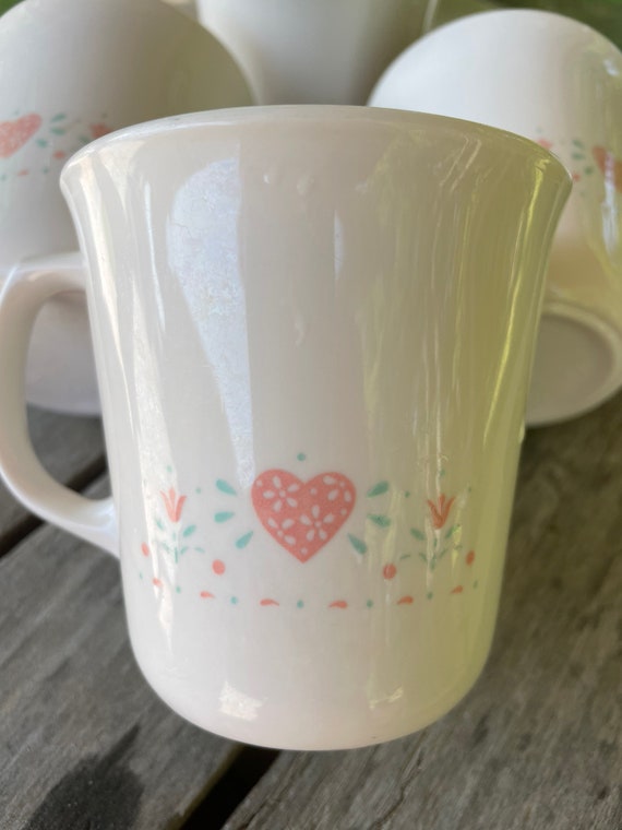 Corning Ware Coffee Cups Corning Ware Corelle Forever Yours - Etsy
