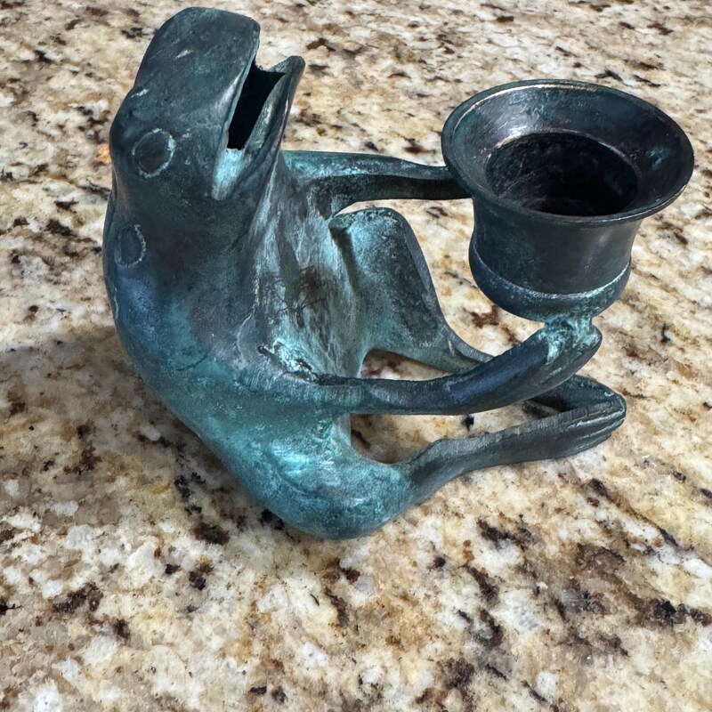 Frog Candlestick - Etsy