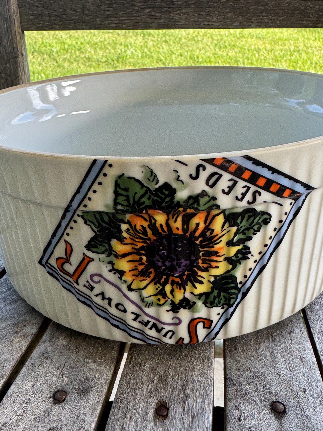 Cordon Bleu Casserole Dish Soufflé Dish Vegetable Seed Pack Pattern ...