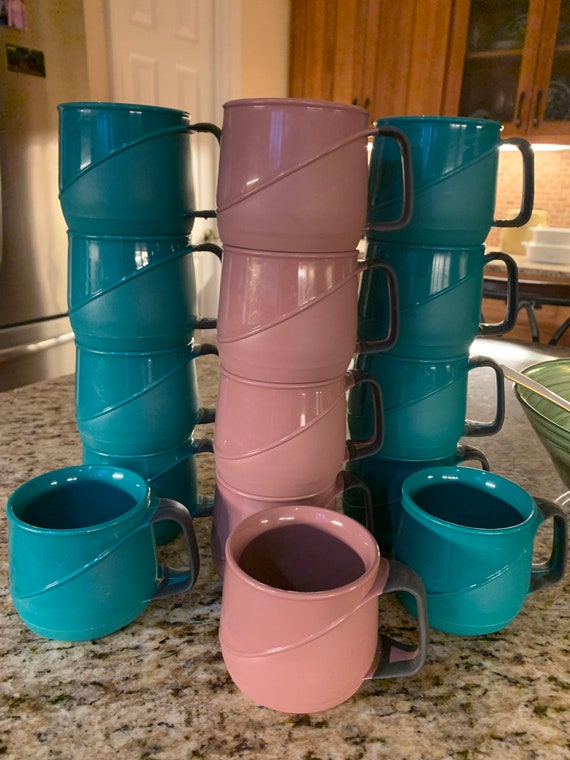 Insulated Cups Alladin Temp Rite Allure Stackable Plastic | Etsy