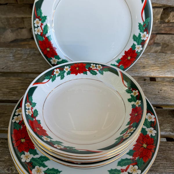 Christmas Dinnerware - Etsy