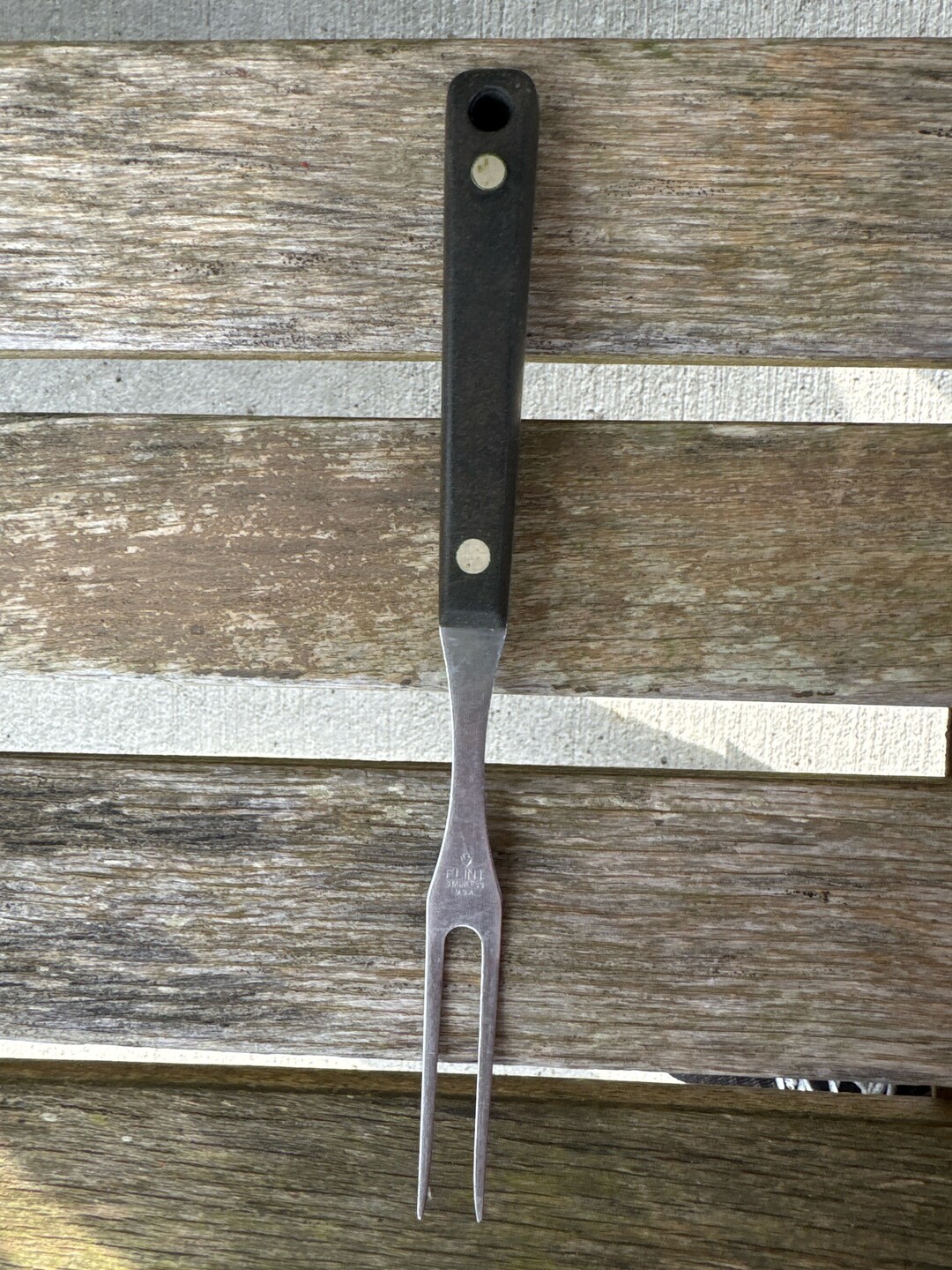 Flint Arrowhead Small Meat Serving Carving Fork Cooking Utensils EKCO ...