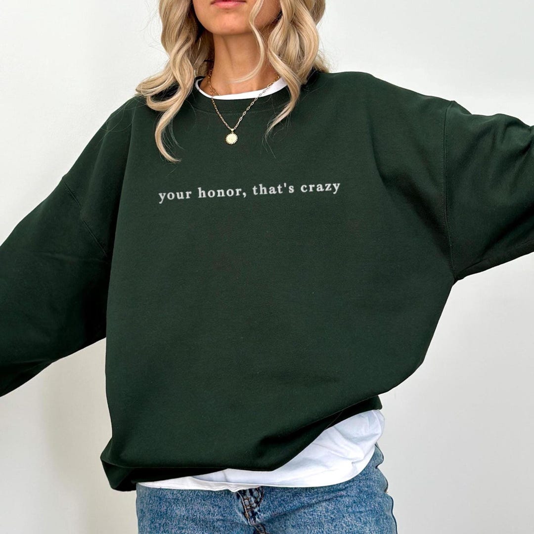 Embroidered Lawyer Sweatshirt, Law School Graduation Gift, Funny Lawyer ...