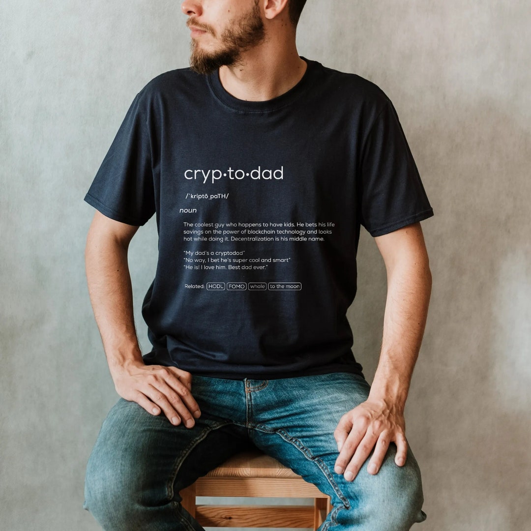 Crypto Dad Shirt Fathers Day T-shirt Crypto Currency Shirt Funny Dad ...