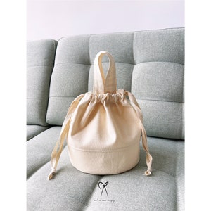 Drawstring Bucket Bag Pattern Sewing PDF Printable Instant - Etsy Hong Kong