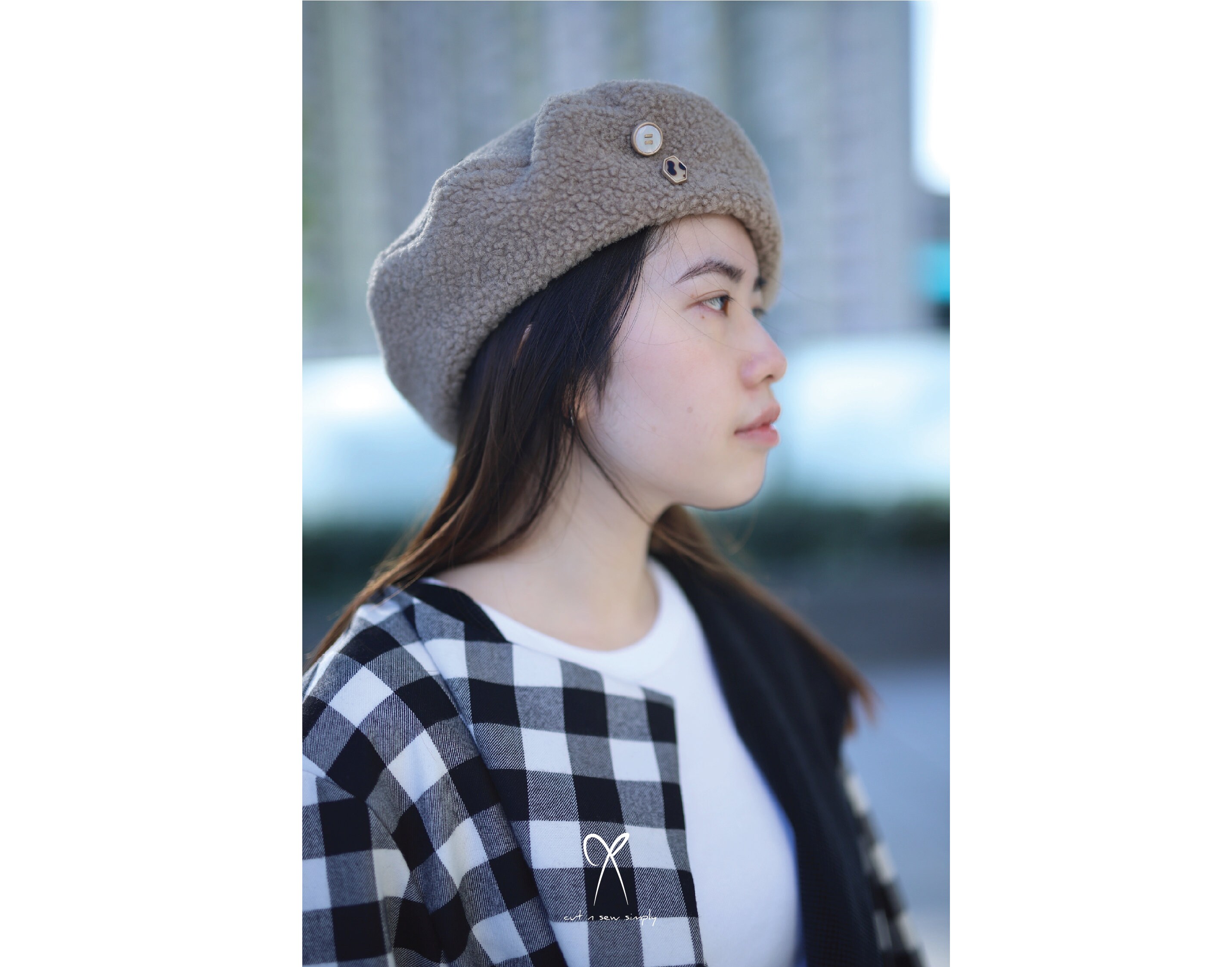 Beret Hat Pattern Sewing PDF Printable Instant Download Beginner Level ...