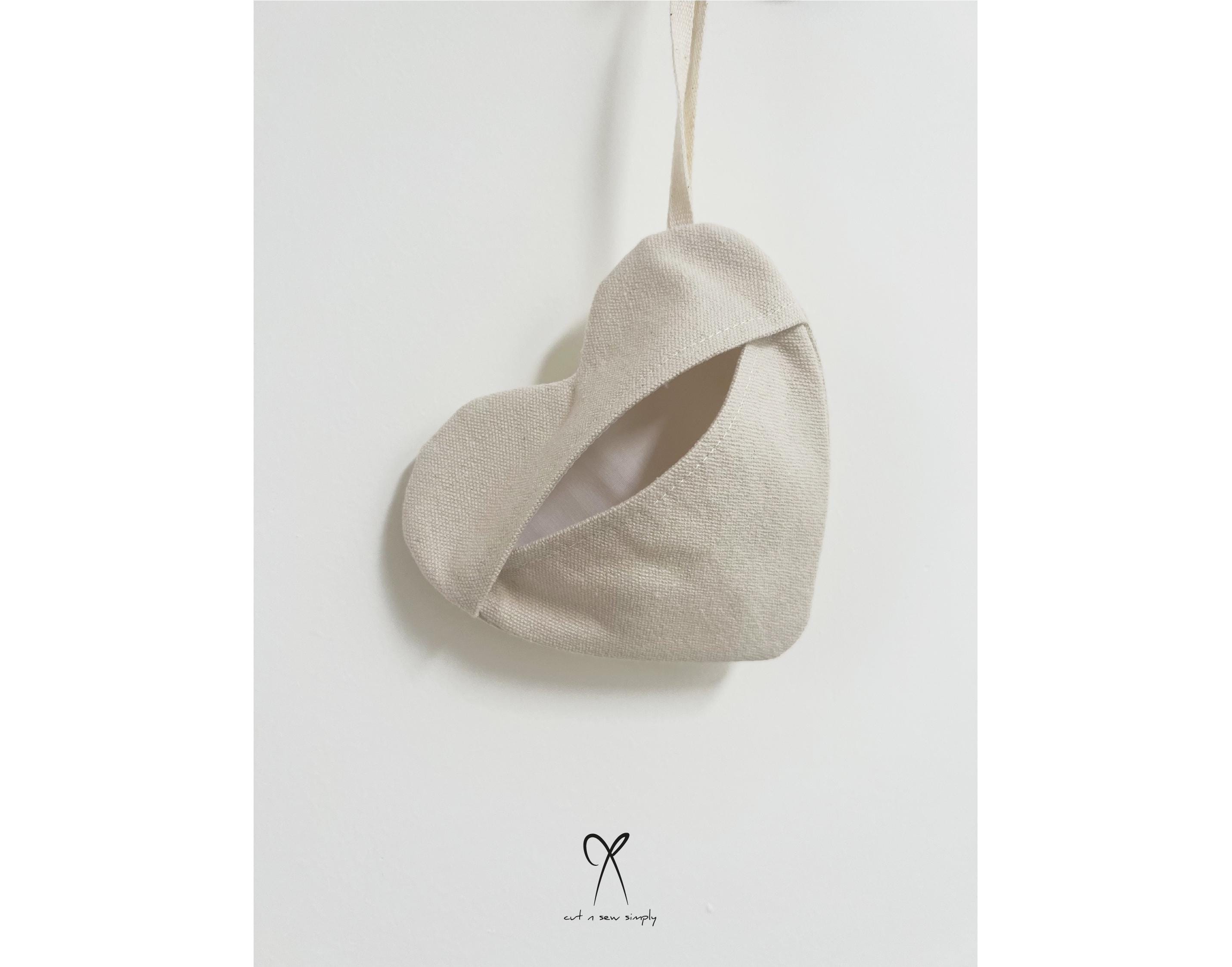 Mini Heart Pouch Sewing Pattern PDF Printable Instant Download DIY One ...