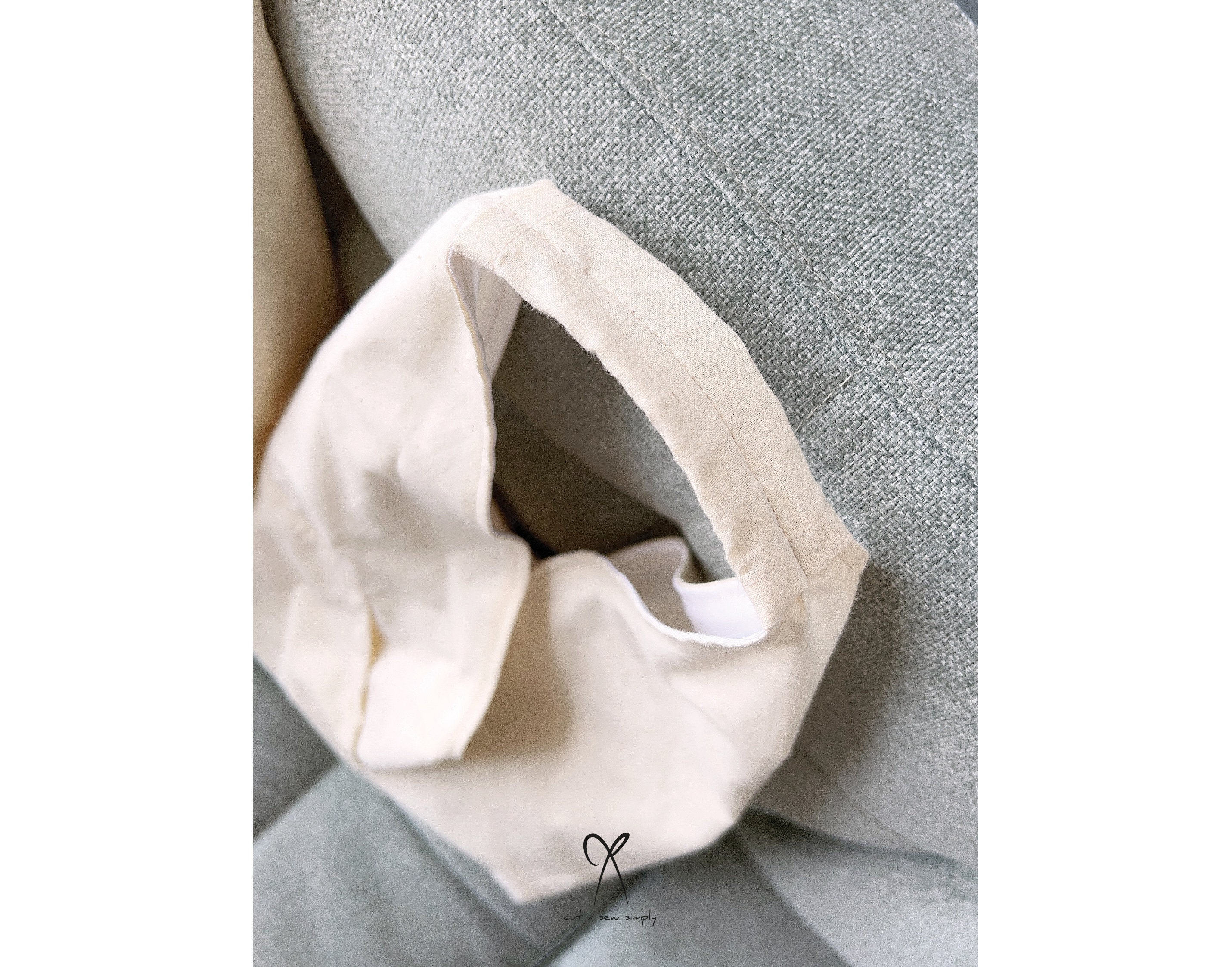 Triangle Pocket Tote Bag Pattern Sewing PDF Printable Instant - Etsy ...