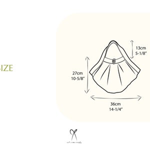 Dumpling Handbag Pleated Basket Bag Sewing Pattern PDF Printable ...