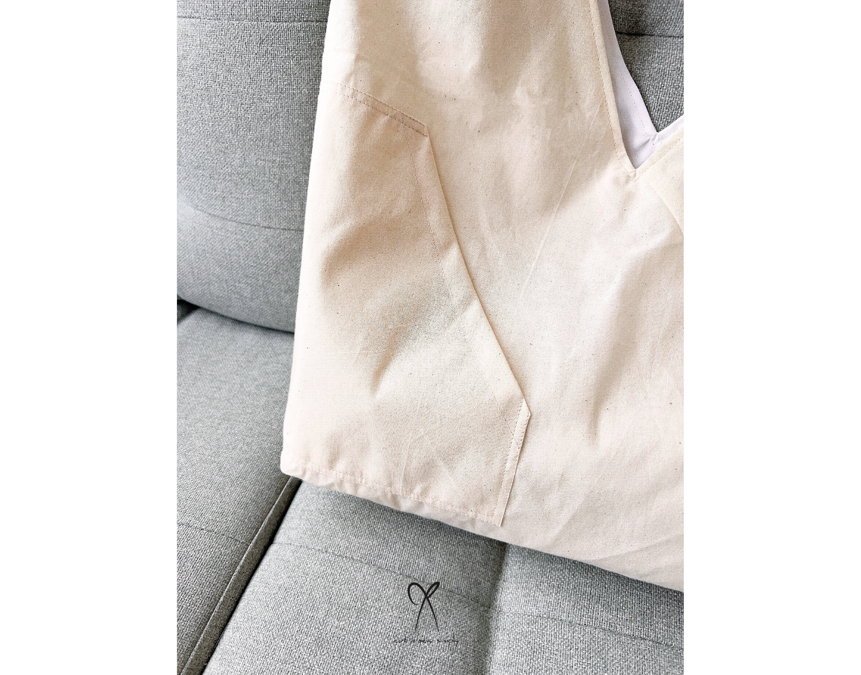 Triangle Pocket Tote Bag Pattern Sewing PDF Printable Instant - Etsy ...