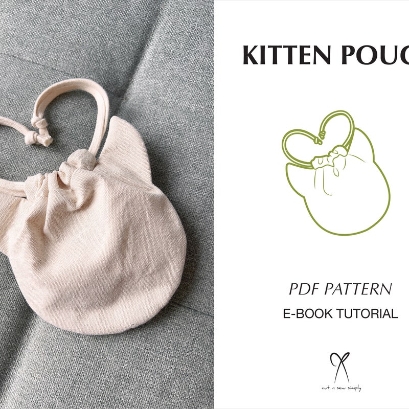 Cat Purse Sewing Pattern - Etsy