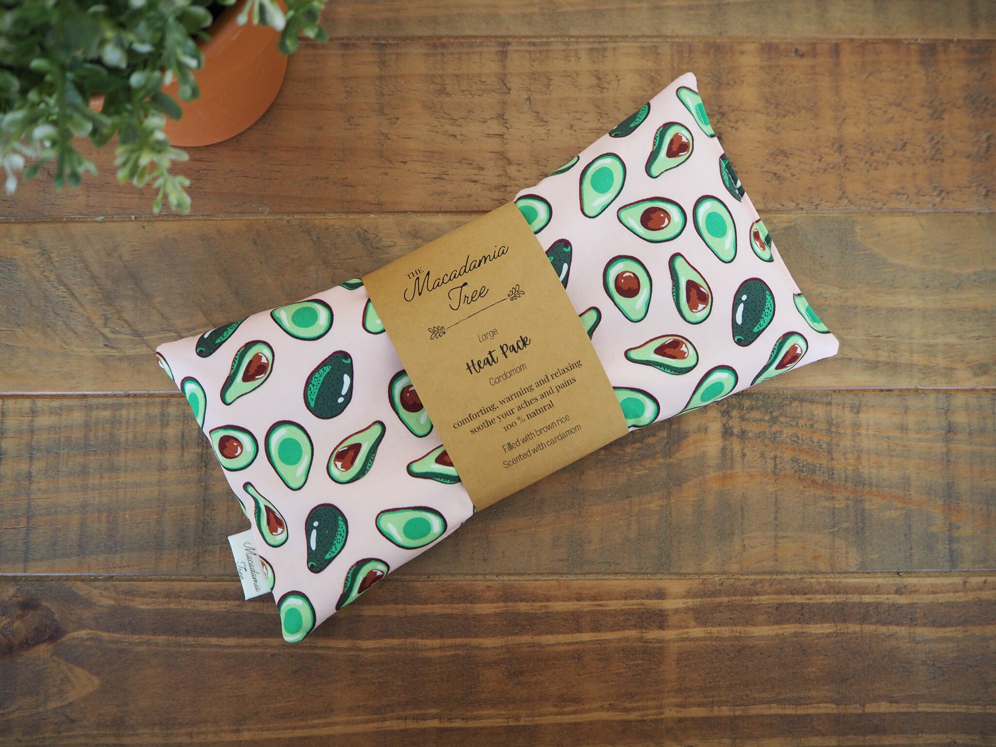Avocado Heat Pack, Cool Packs, Cardamom Scented, Multiple Sizes, Made ...