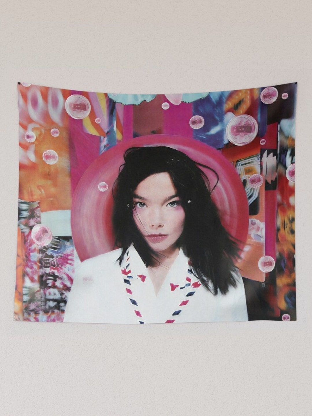 Björk Post Wall Tapestry, Iceland Mandala Tapestry Wall Hanging ...