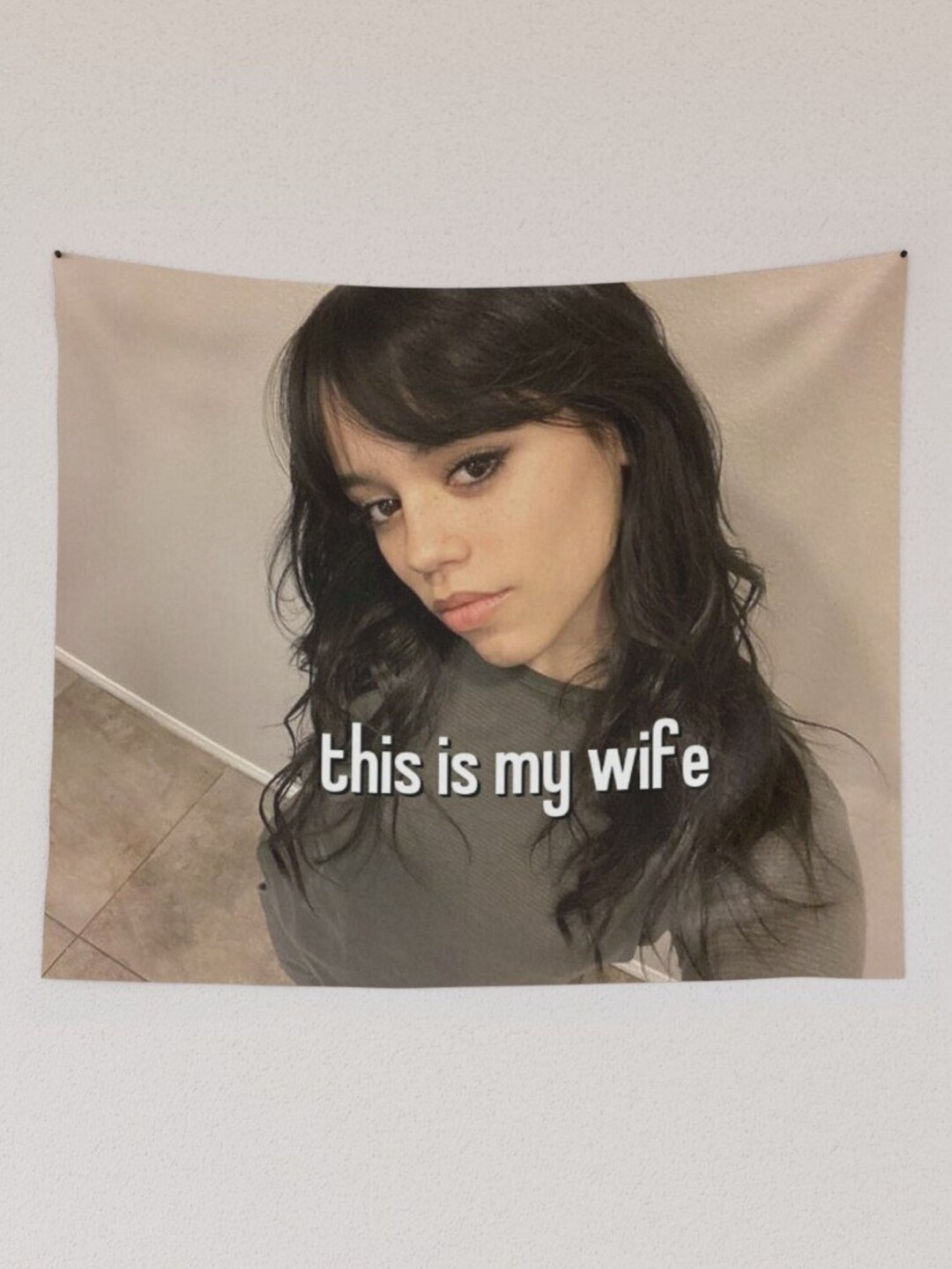 Jenna Ortega Wednesday Wall Tapestry, Jenna Ortega Mandala Tapestry ...