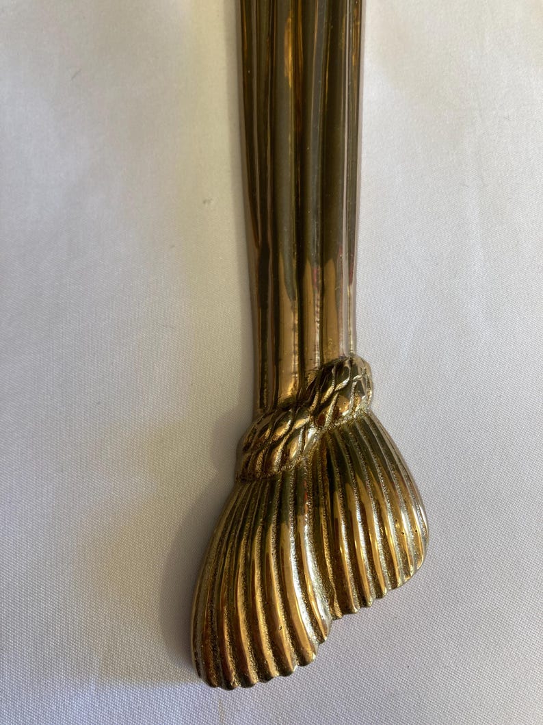 Midcentury Solid Brass Candle Sconces - Etsy