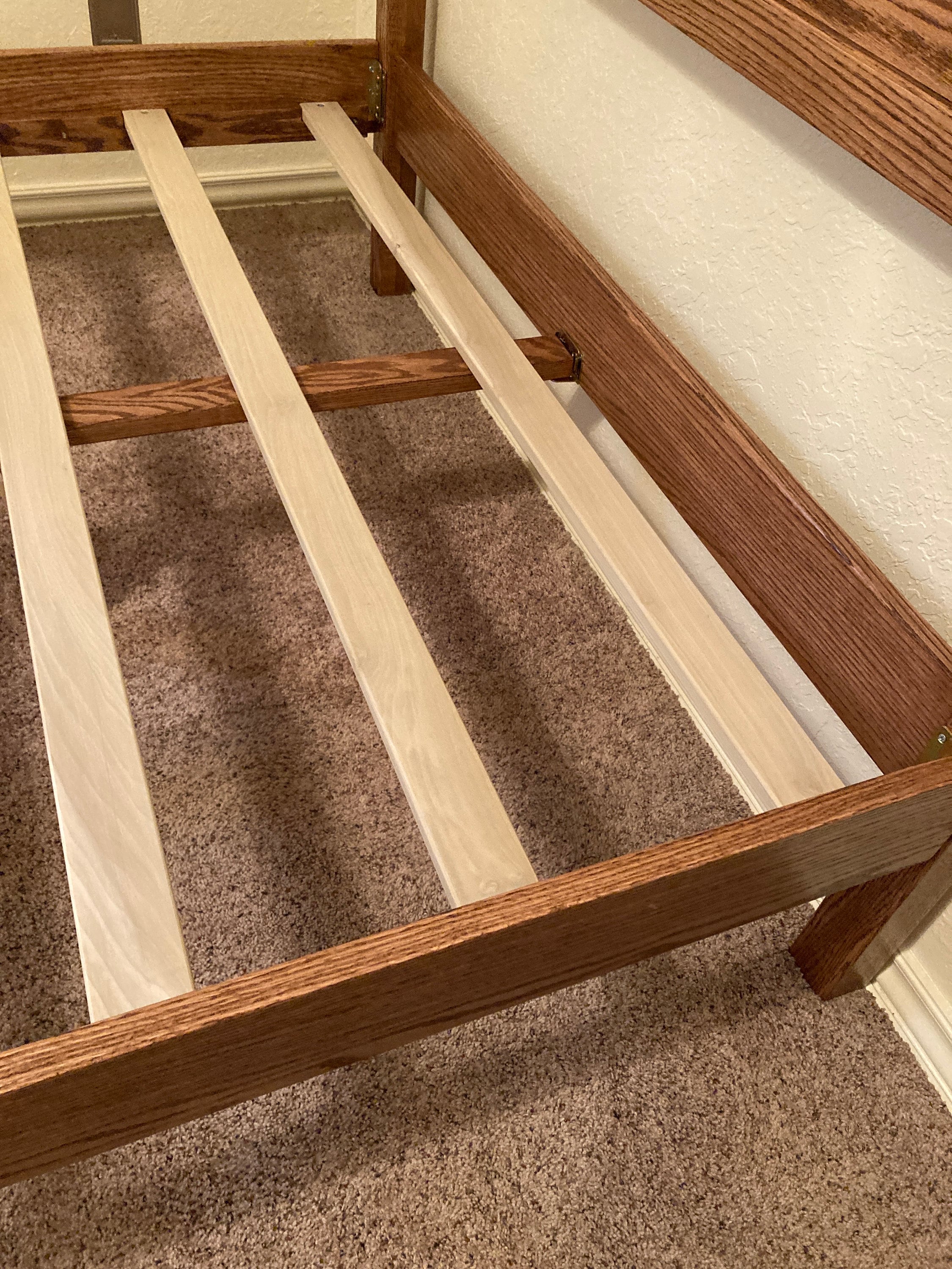 Classic Solid Oak Hardwood Handmade Bed Frame Farmhouse Bed - Etsy
