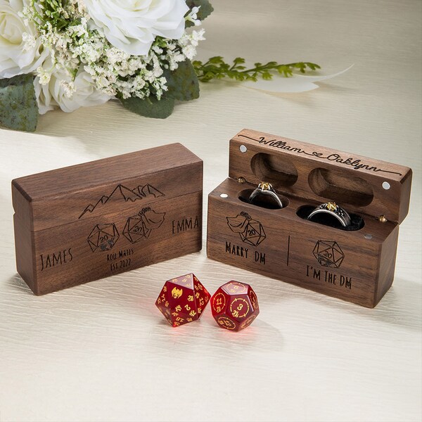 Wedding Day Ring Box - Etsy