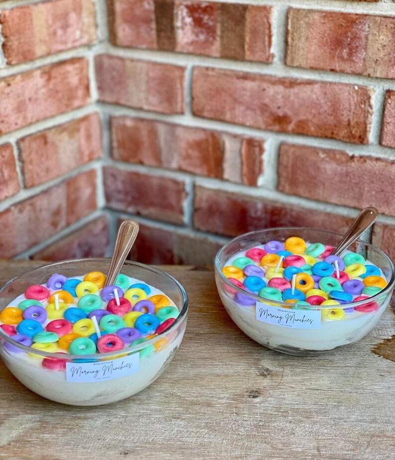Froot Loops Cereal Bowl Candle - Etsy
