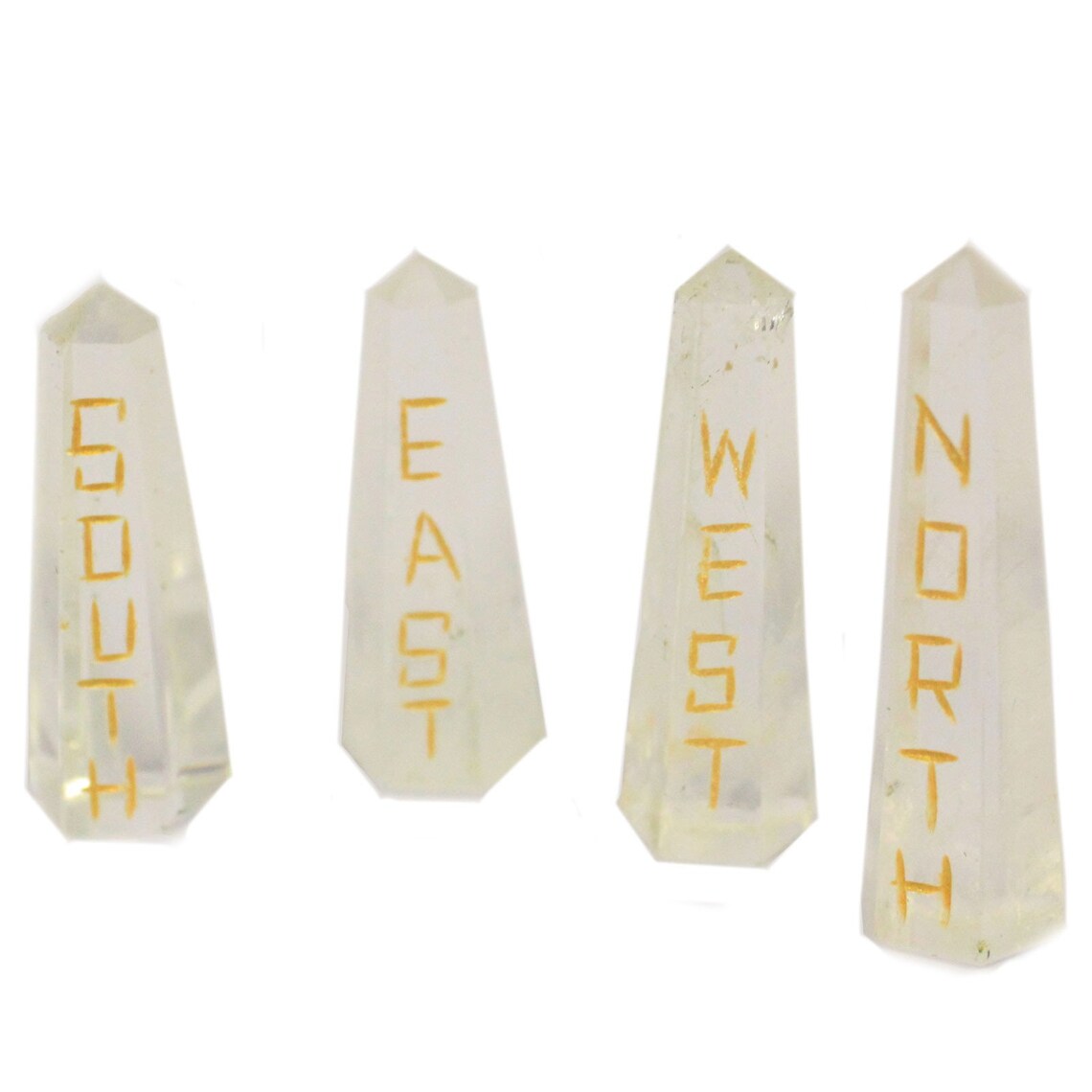 Quartz Crystal Compass / Cardinal Points Set of 4 Altar/grid - Etsy