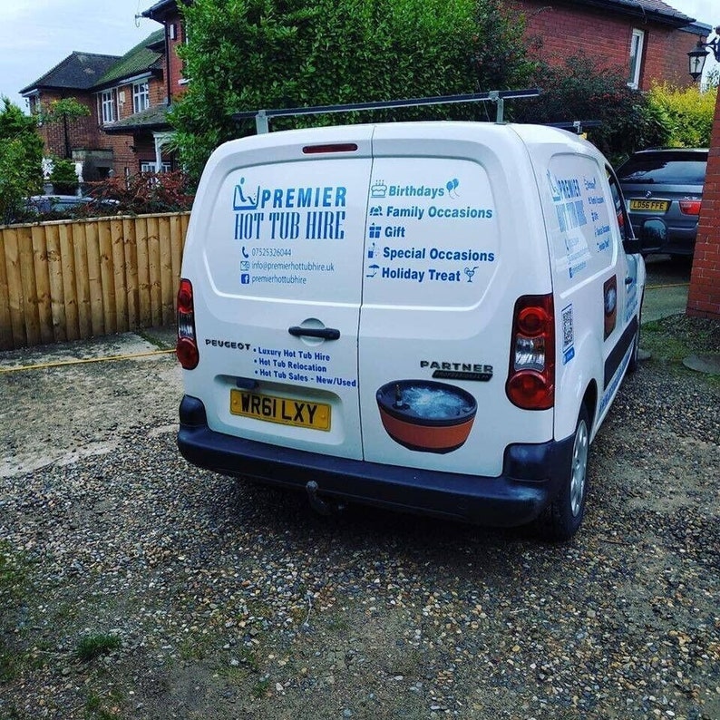 Custom Logo Vehicle Signage Cut Vinyl Decals & Stickers - Etsy UK