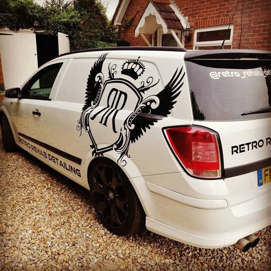 Custom Logo Vehicle Signage - Cut Vinyl Decals & Stickers - Etsy UK