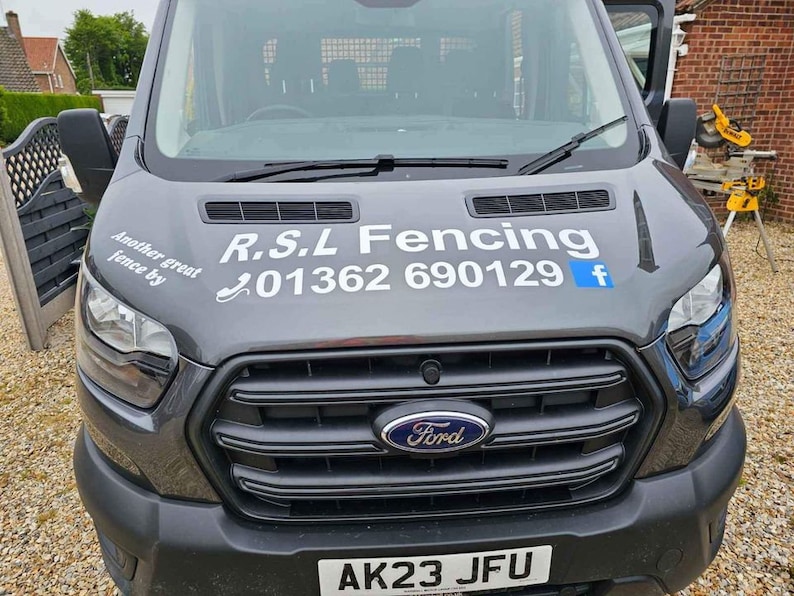 Custom Logo Vehicle Sign Writing, Cut Vinyl Decals and Prints for Vans ...