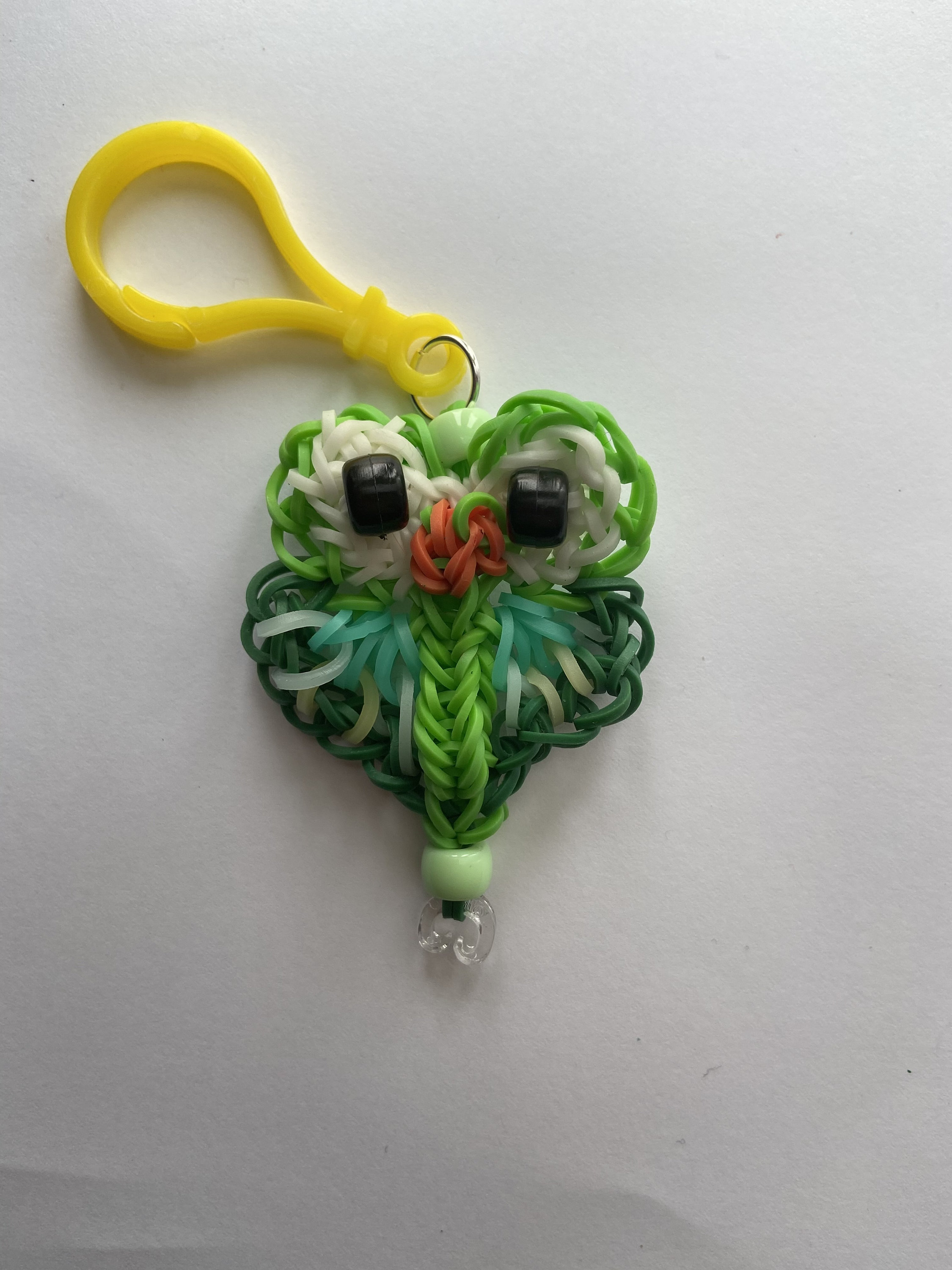 Owl Keychains Rainbow Loom Charms. - Etsy