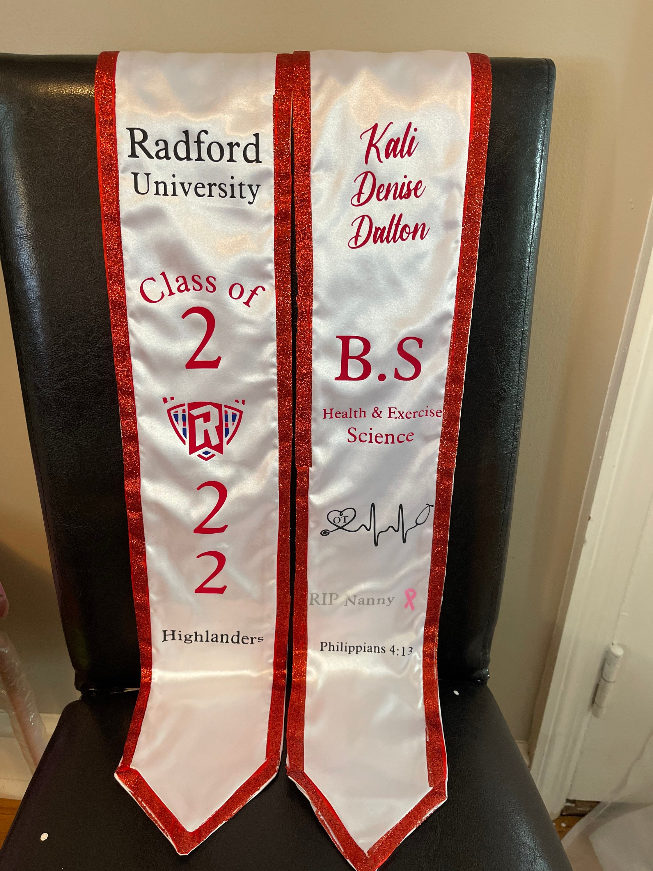 Graduation Stoles/custom Graduation Stoles - Etsy