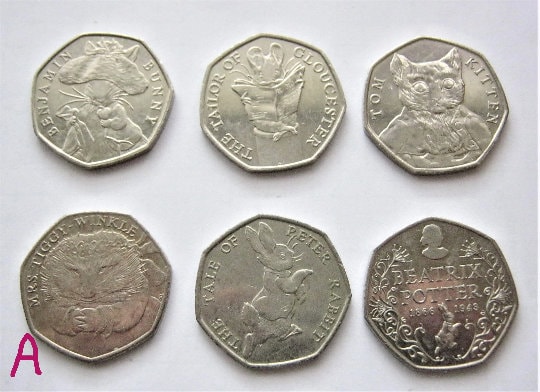 Sets of 50p Coins Circulated - Etsy