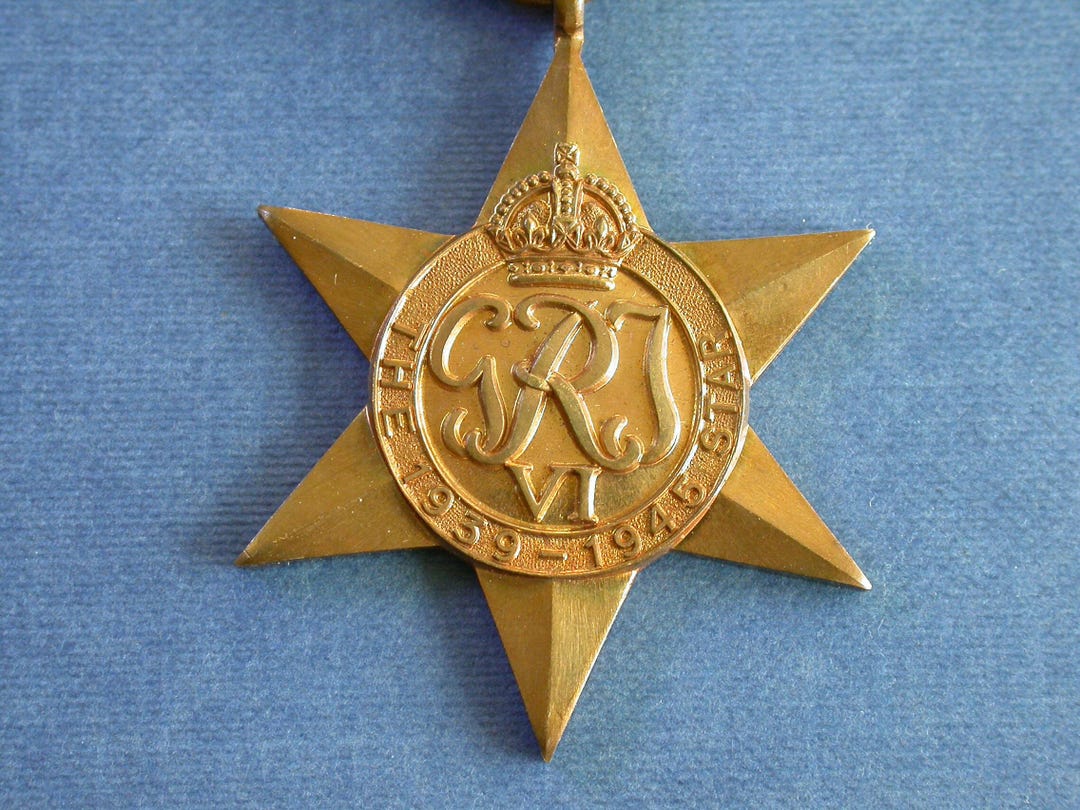 Original Full Size WW2 ‘1939–1945 Star’ Medal - Etsy