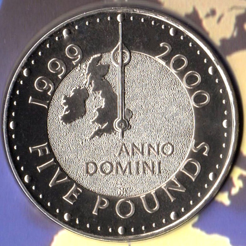 Royal Mint Millennium Proof 5 Pound Coin - Etsy