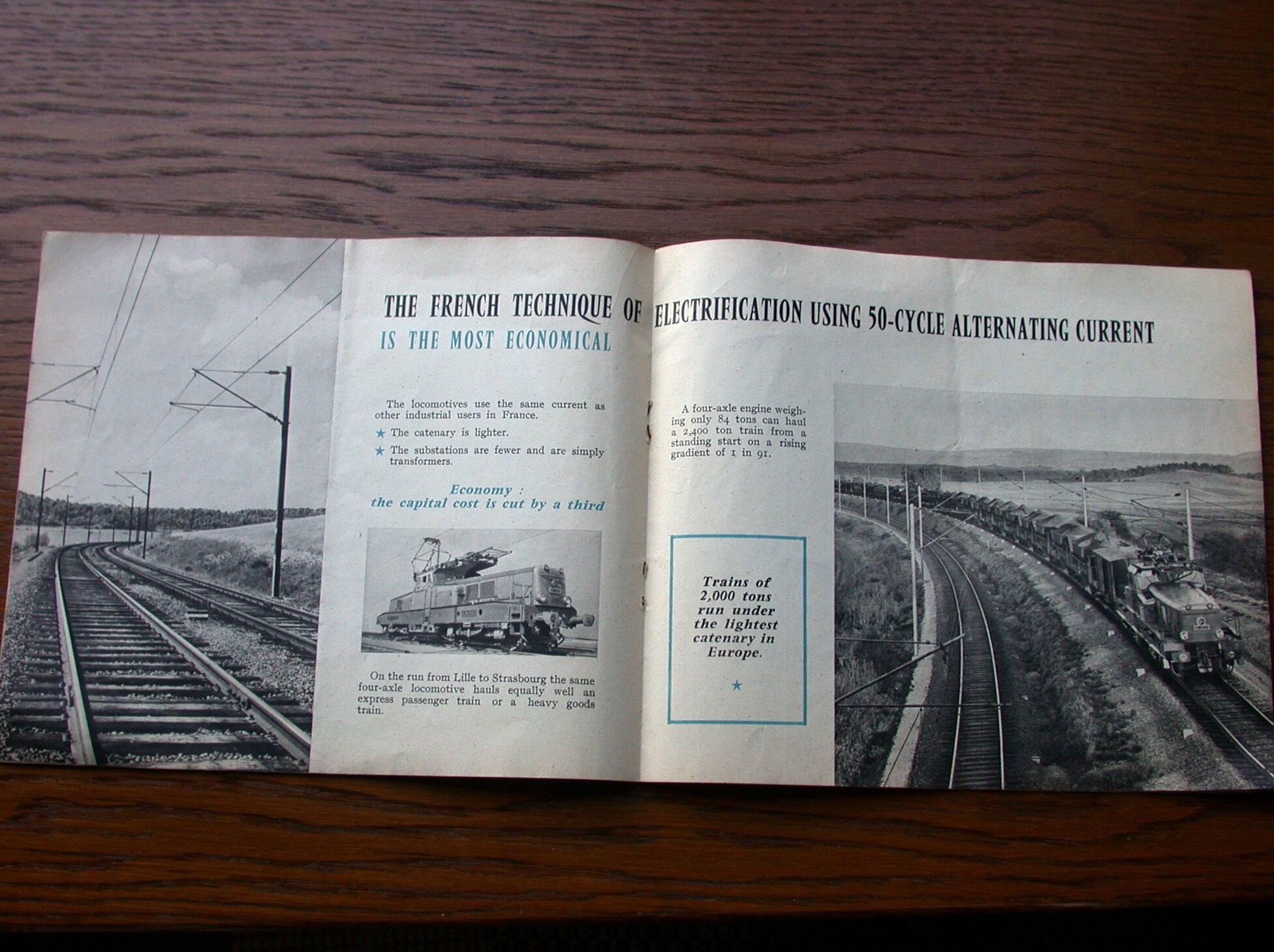 SNCF 1958 Brochure 'french Railway Techniques' in Fair Condition - Etsy