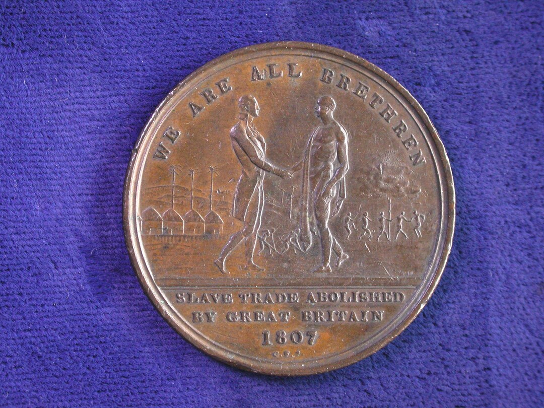 Abolition of Slave Trade, Sierra Leone Penny Token – Superb Georgian ...