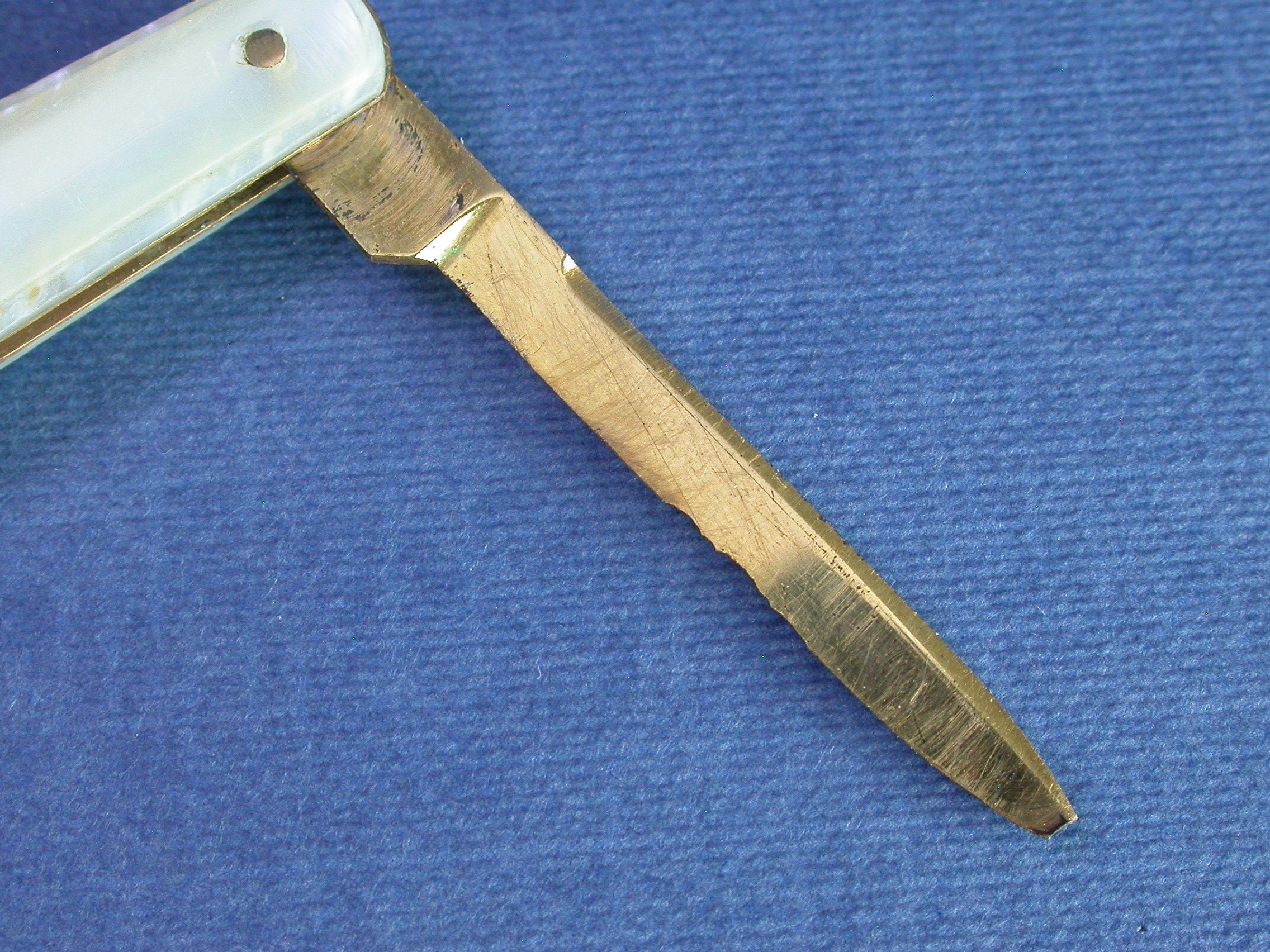 Antique Mappin & Webb Quill Cutter With MOP Scales - Etsy
