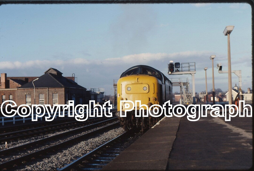 Original 1980s Colour Slide British Rail Class 55 Locomotive - Etsy