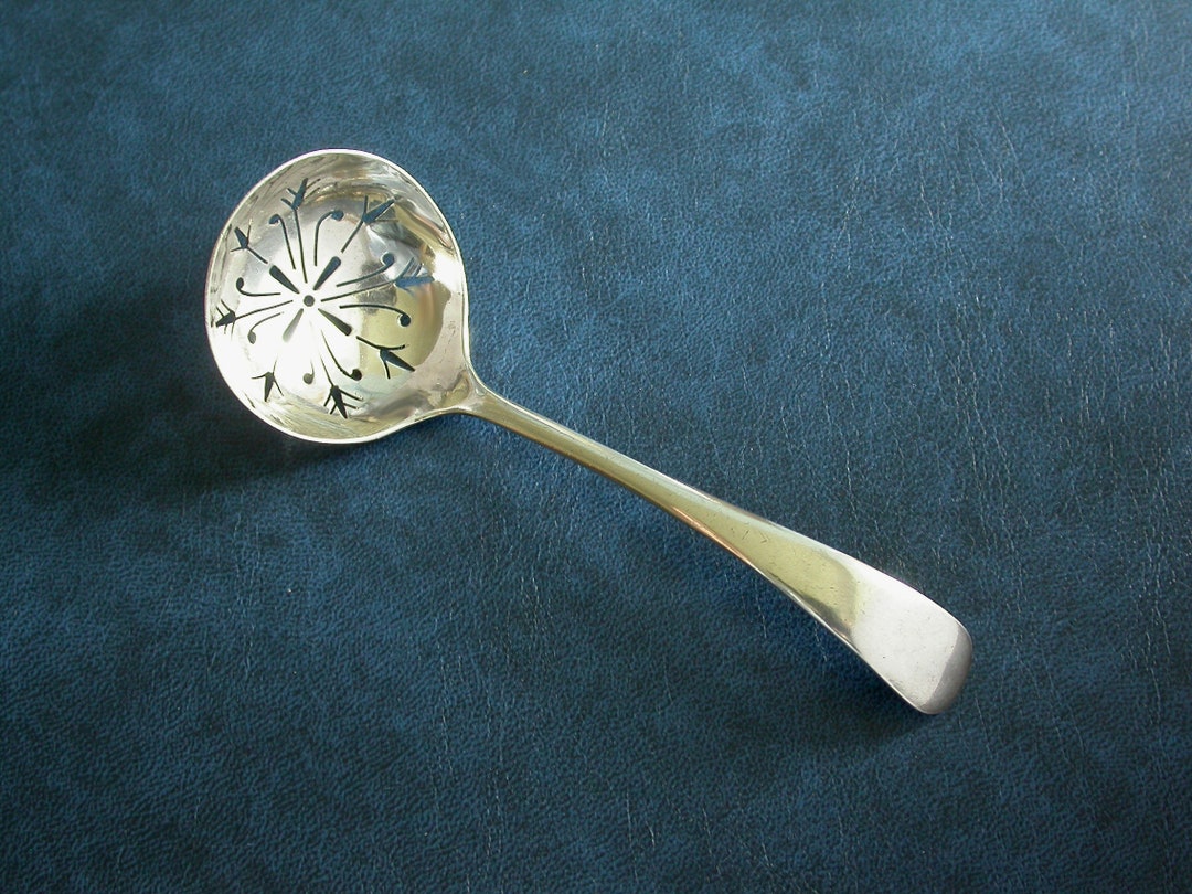 Hallmarked Sterling Silver Sugar Sifting Spoon Sheffield 1918 - Etsy