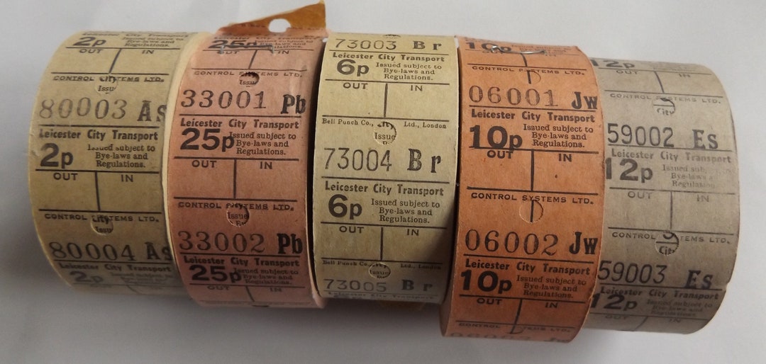 Unissued Bus Ticket Roll - 1000 Tickets - Etsy