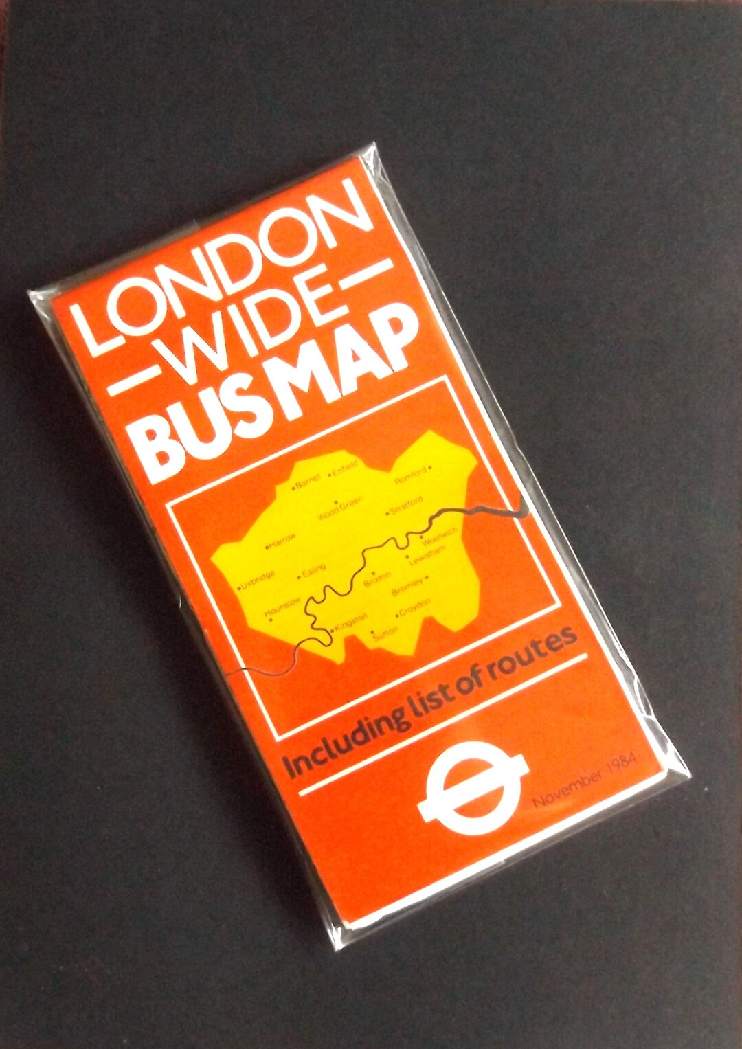 1980s London Regional Transport - London Wide Bus Map & Routes - Etsy