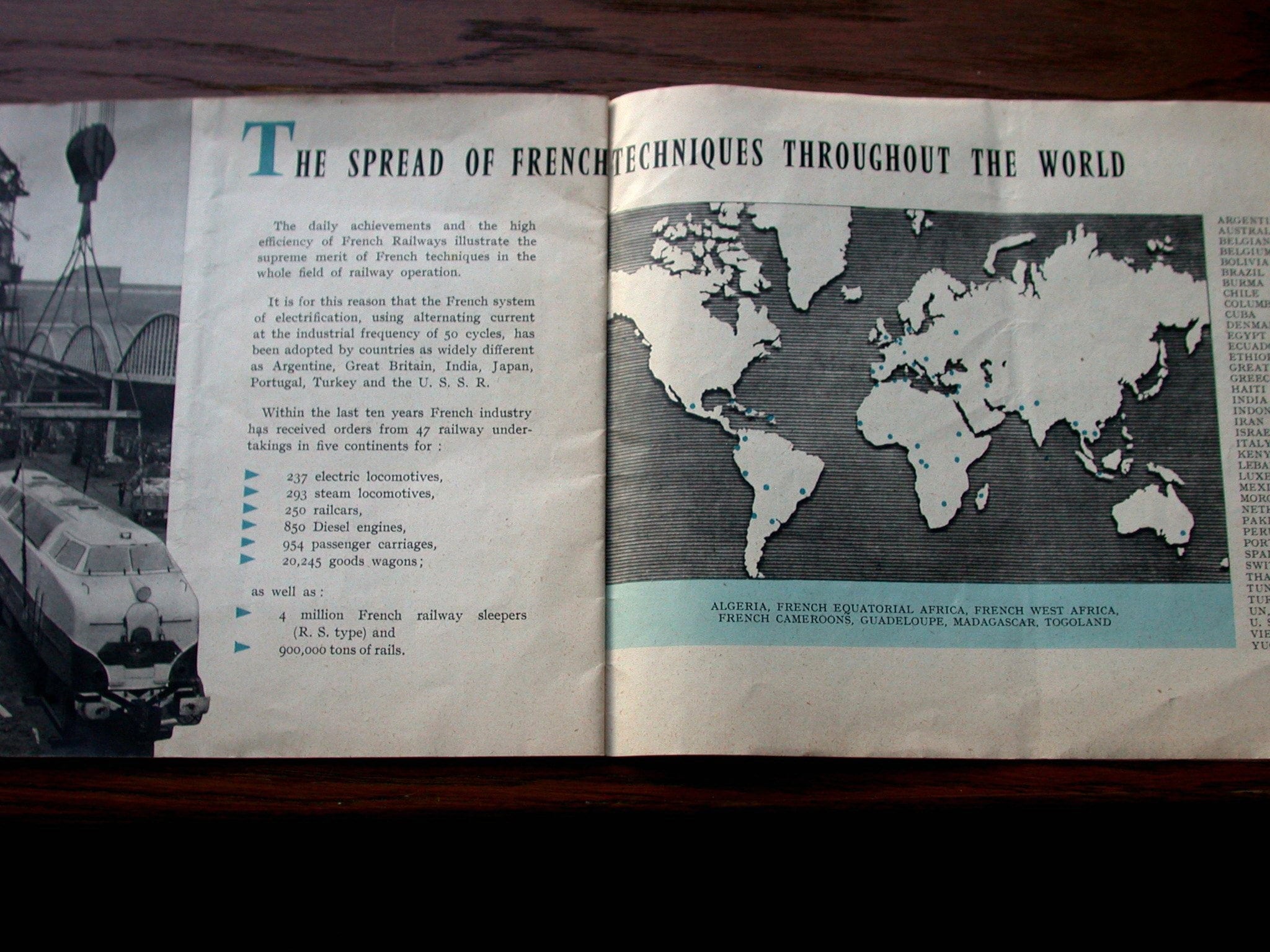 SNCF 1958 Brochure 'french Railway Techniques' in Fair Condition - Etsy