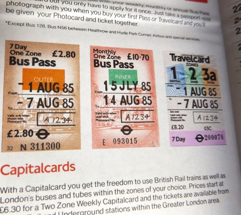 1980s London Regional Transport - London Wide Bus Map & Routes - Etsy