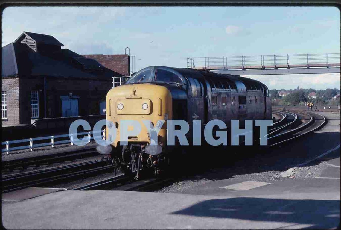 Original 1980s Colour Slide British Rail Class 55 Locomotive - Etsy