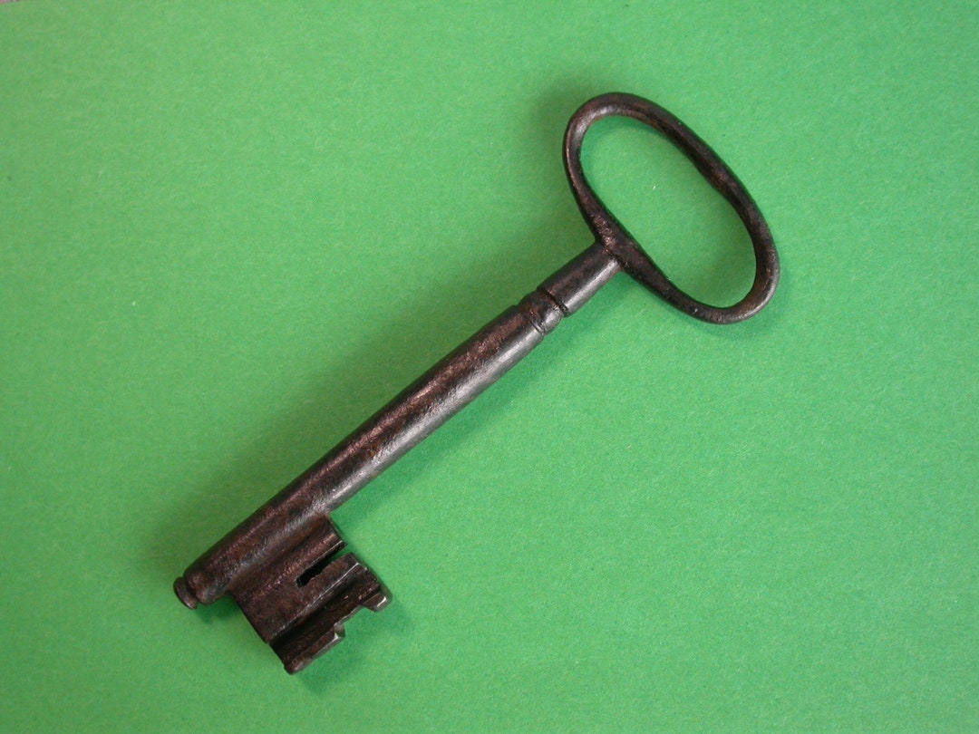Antique Hand-forged Iron Door Key - Etsy