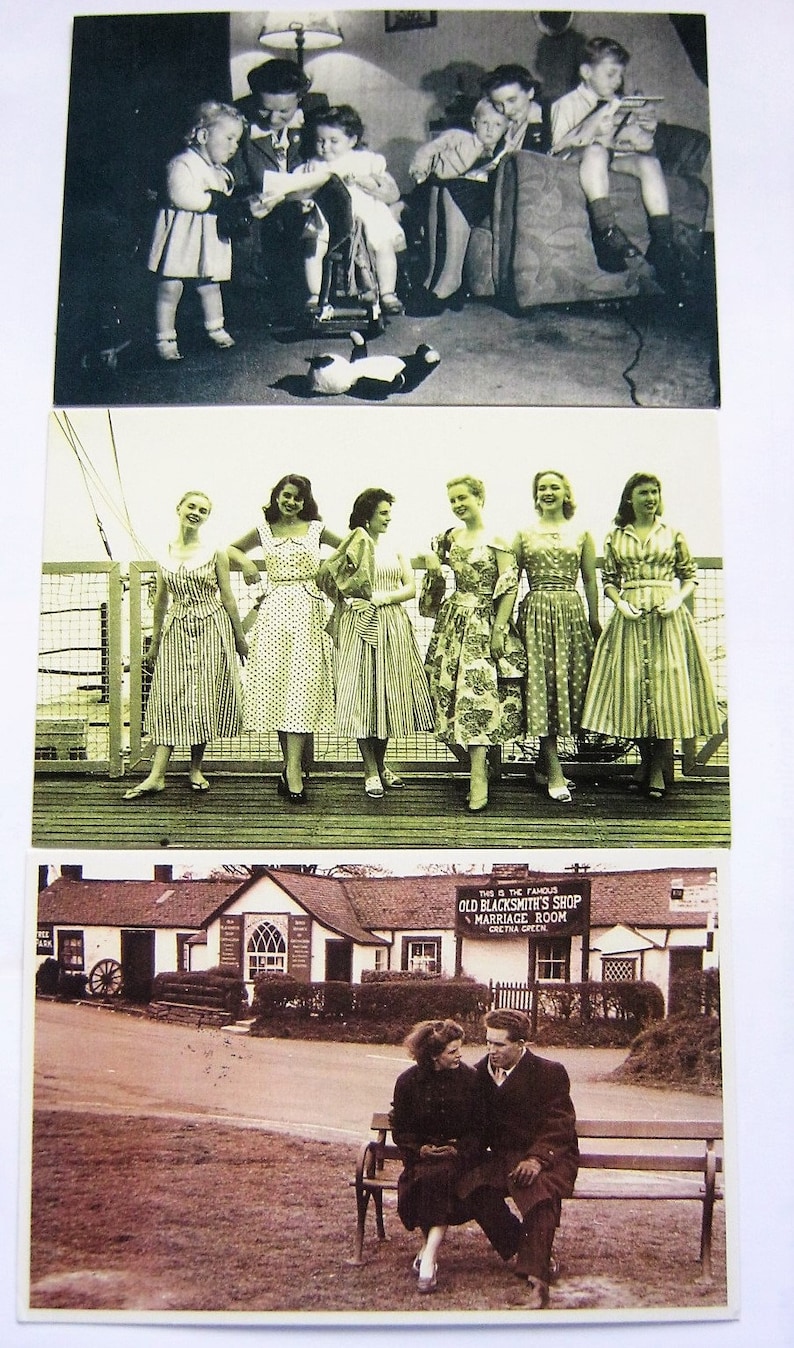 9 X the Nostalgia Postcard Collectors Club Postcards 1950s - Etsy