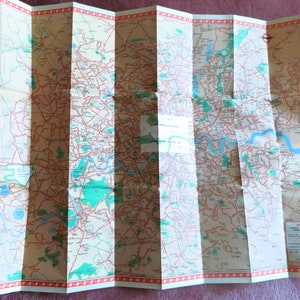 1960s London Transport Central Buses Routes & Maps - Etsy
