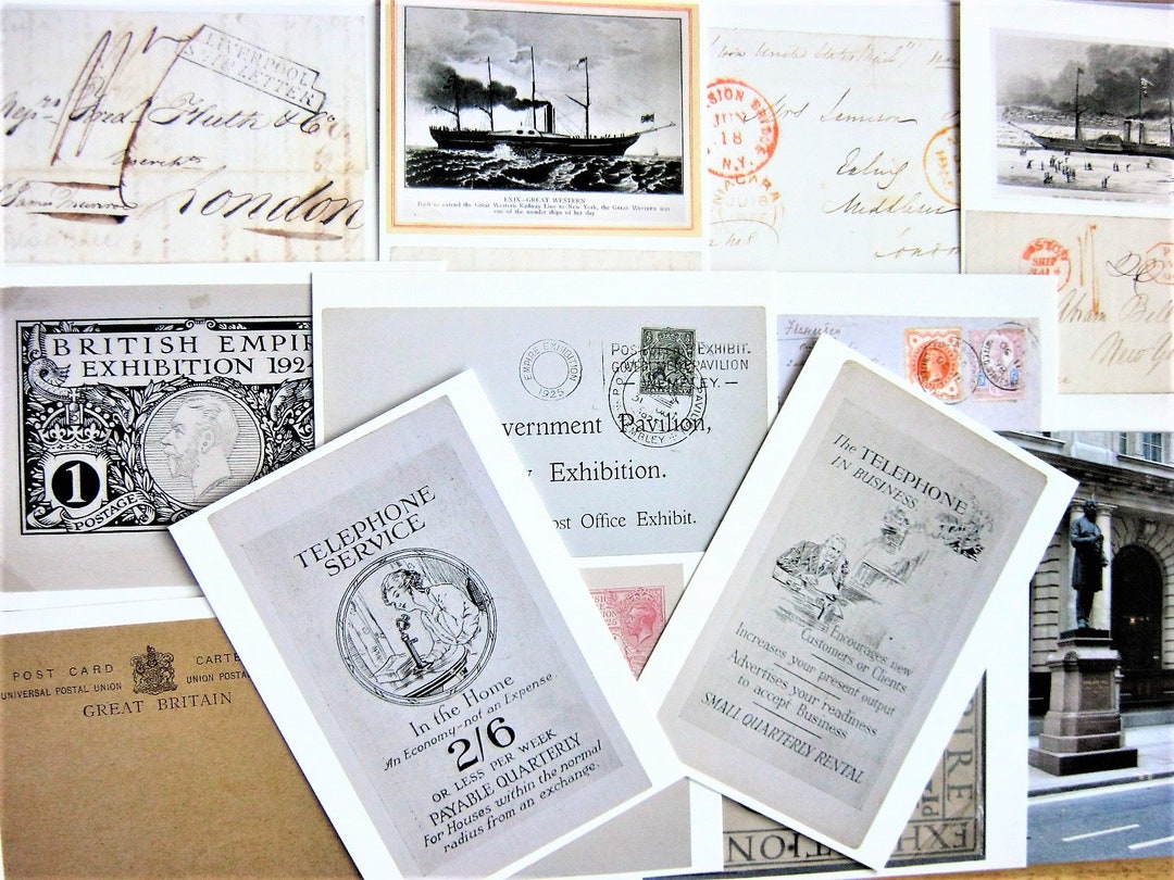 Vintage National Postal Museum Postcards X 17 - Etsy Australia