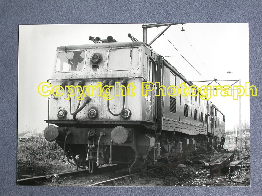 Large B&W Photograph British Rail Class 76 Loco - Etsy