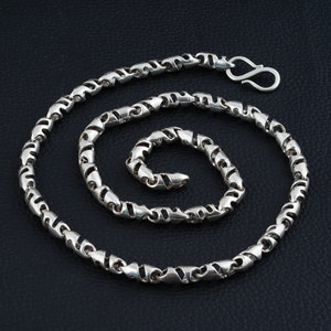 Silver 925 Unique Designer Necklace or Chain for Her, Modern Design for ...