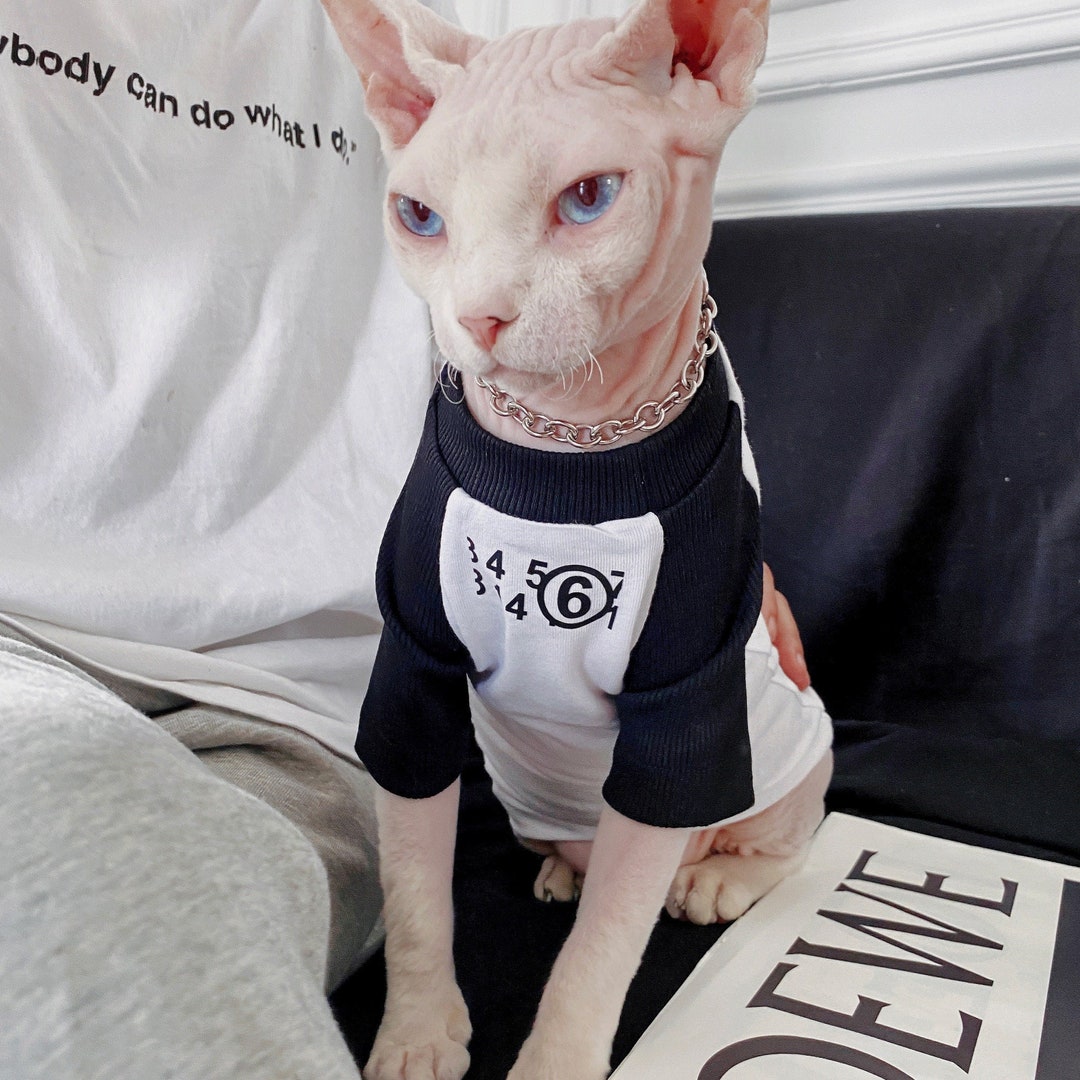 Cotton Hairless Cat Clothes Cute Sphynx Cat Clothes - Etsy